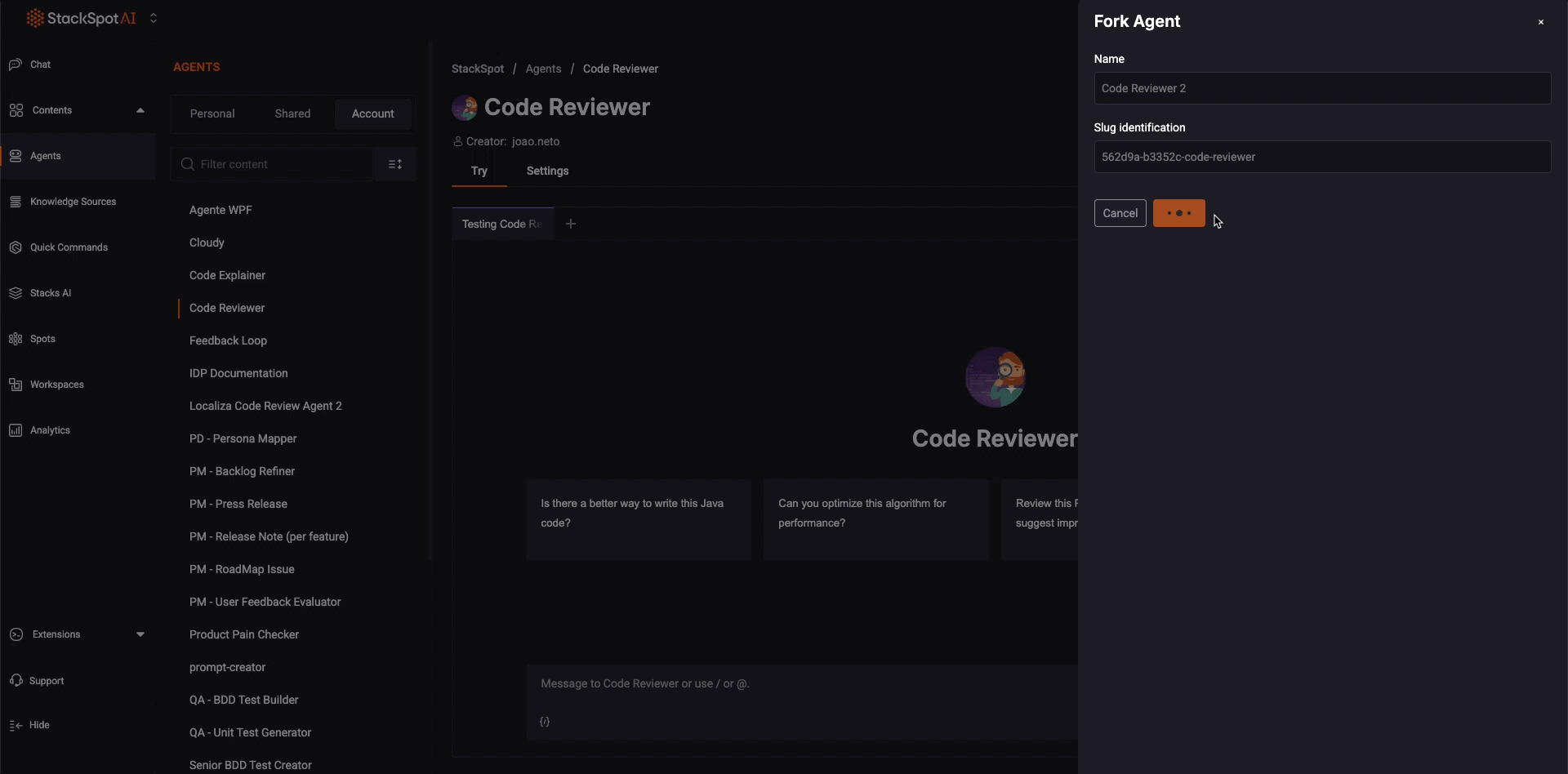 StackSpot AI Portal Usage | Docs AI